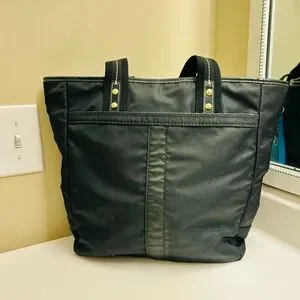 Coach | Bags | Coach Nylon Leather Hampton Tote Shoulder Bag | Poshmark